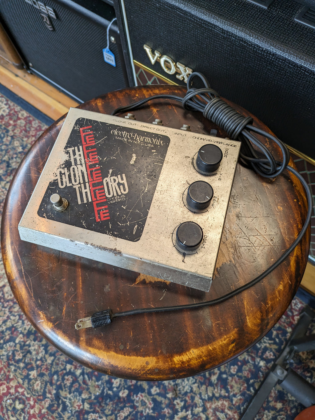 Electro-Harmonix Clone Theory Chorus Vibrato Pedal 1970s