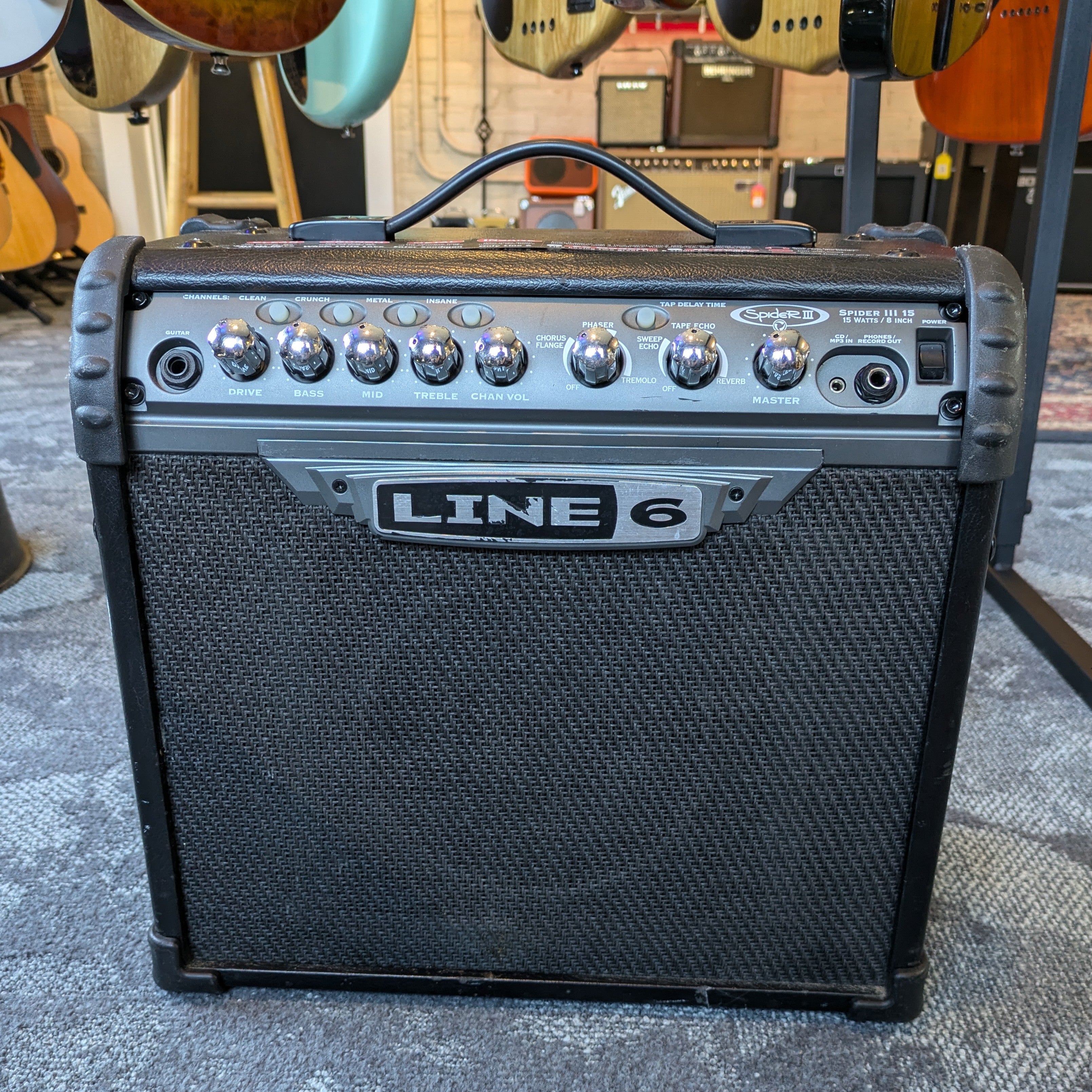 Line 6 Spider III 15 15-Watt 1x8" Digital Modeling Guitar Practice Amp
