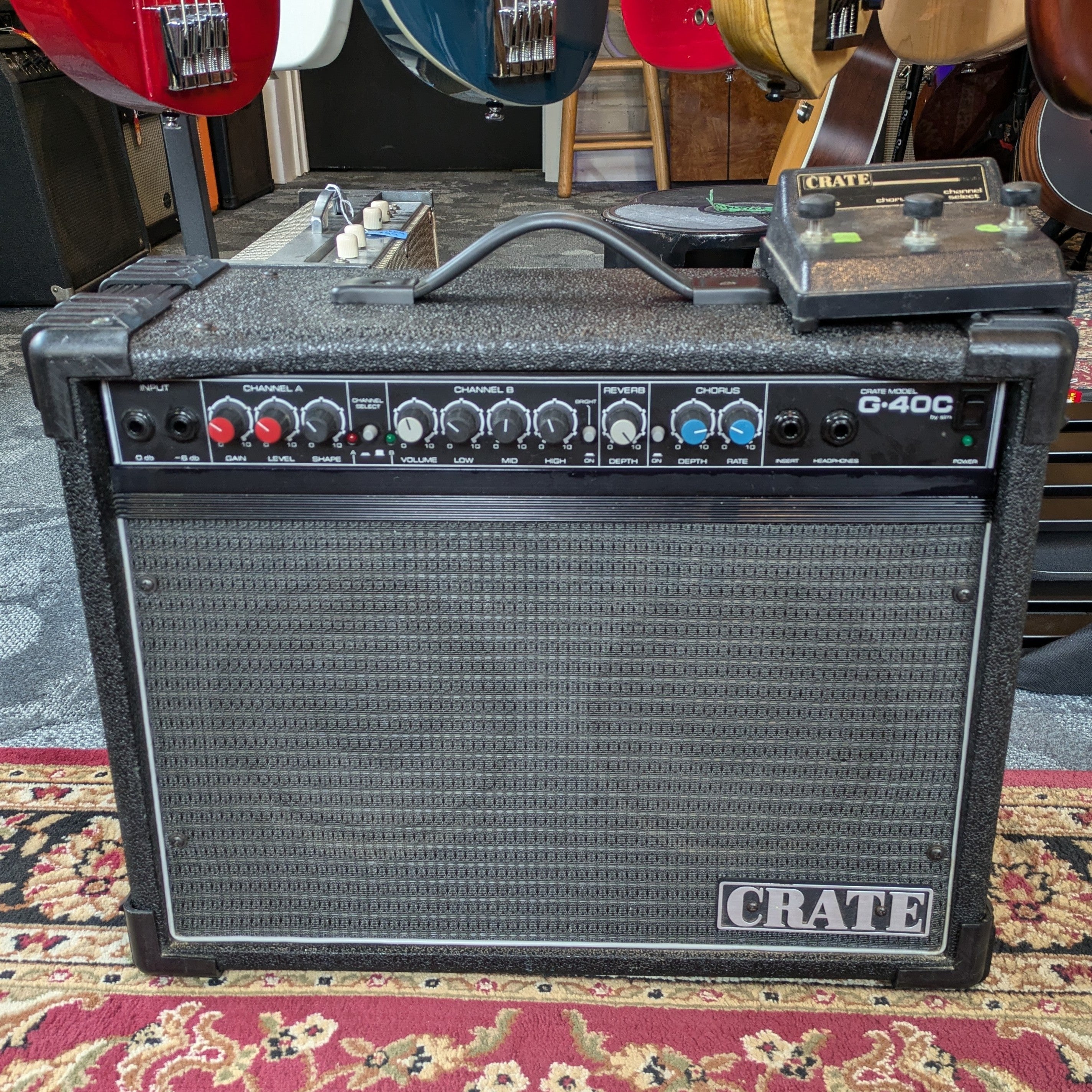 Crate G-40C 40-Watt 1x12 Guitar Amplifier USA 1990s (Chorus/Reverb) w/