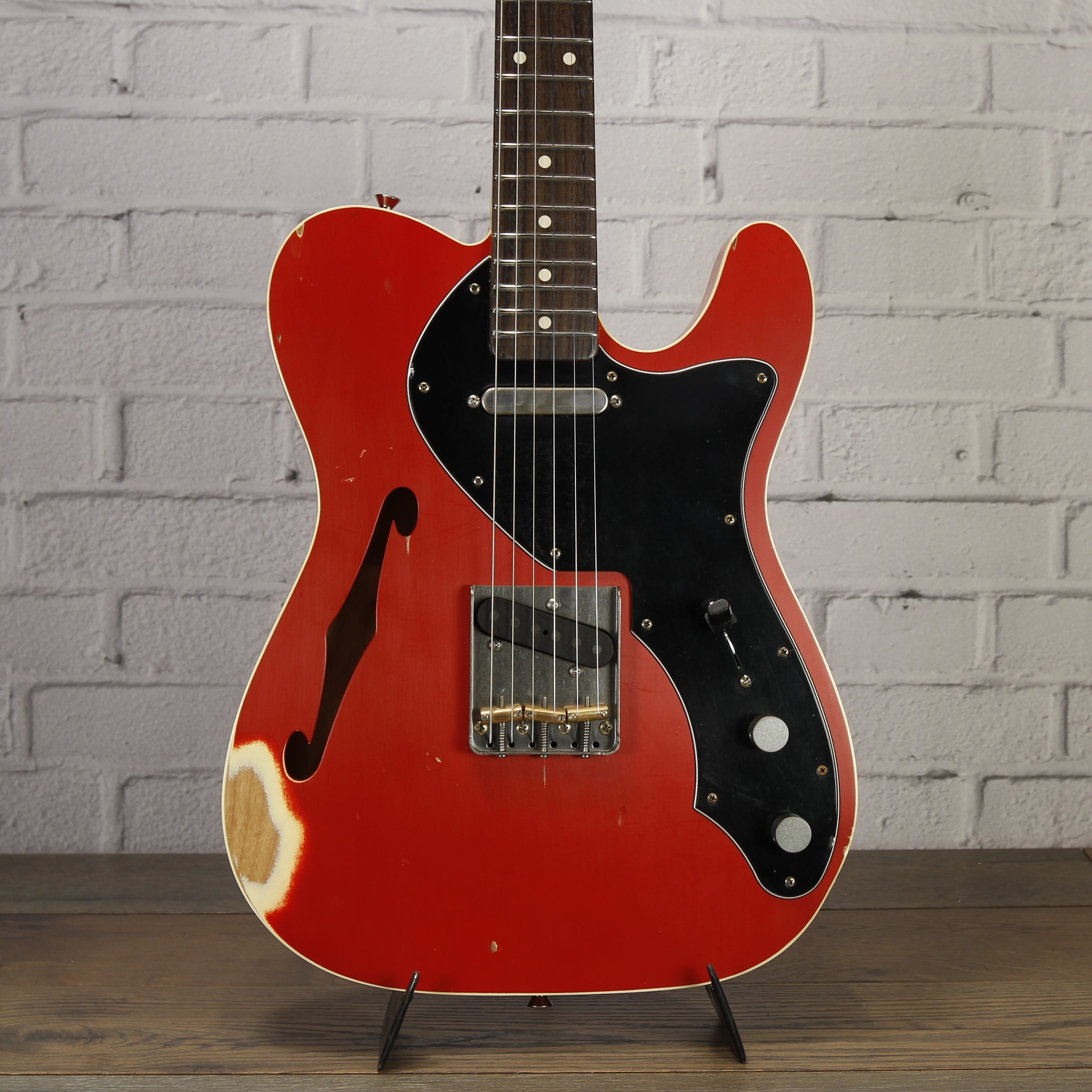 Nash T-69 Thinline Alder Dakota Red Double-Bound Medium Aging w/Nash C